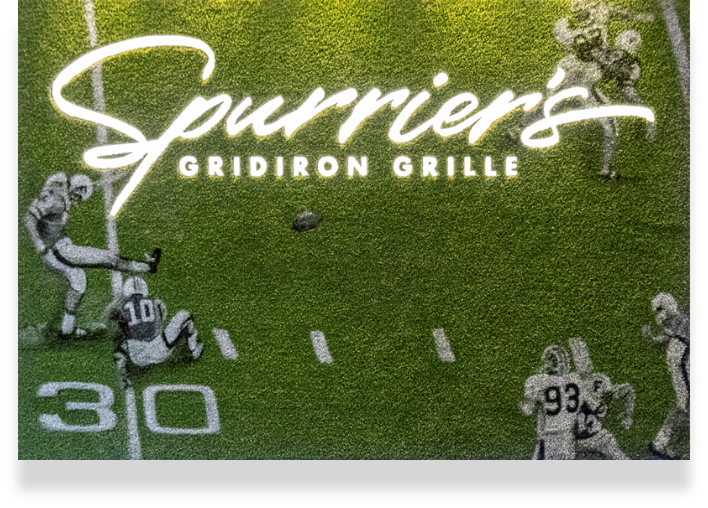 Turf Wall Spurrier's Gridiron Grille